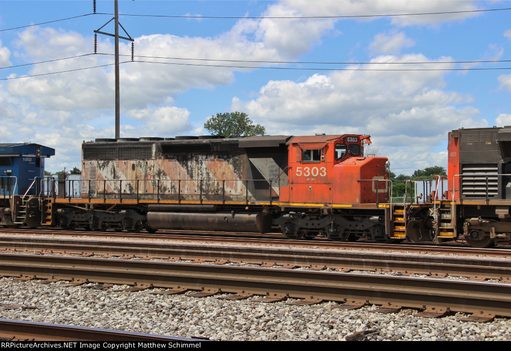 -Canadian National SD40-2W - CN 5303 - GF-30r-